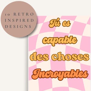 PRINTABLE FRENCH Wall Art | Retro FRENCH Classroom Inspiration Poster ...