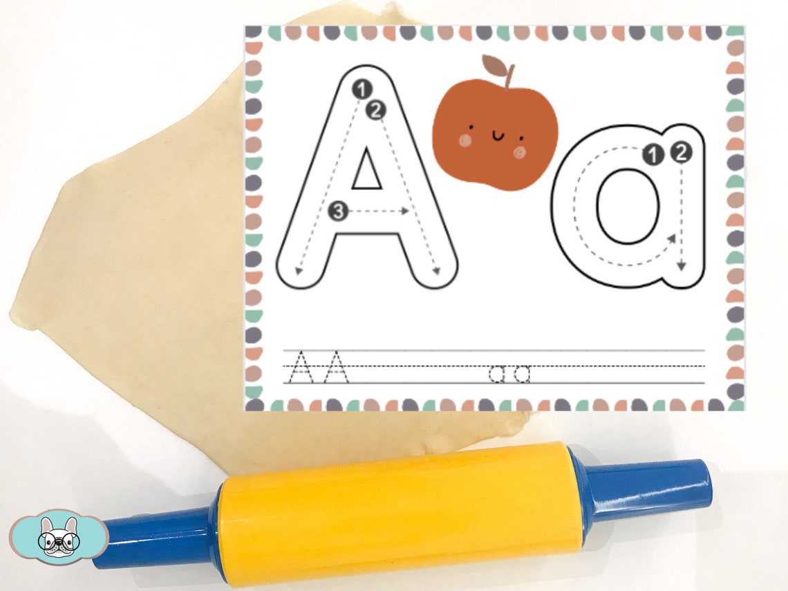 PRINTABLE Alphabet Playdough Mats | Activity Mats | Preschool ...