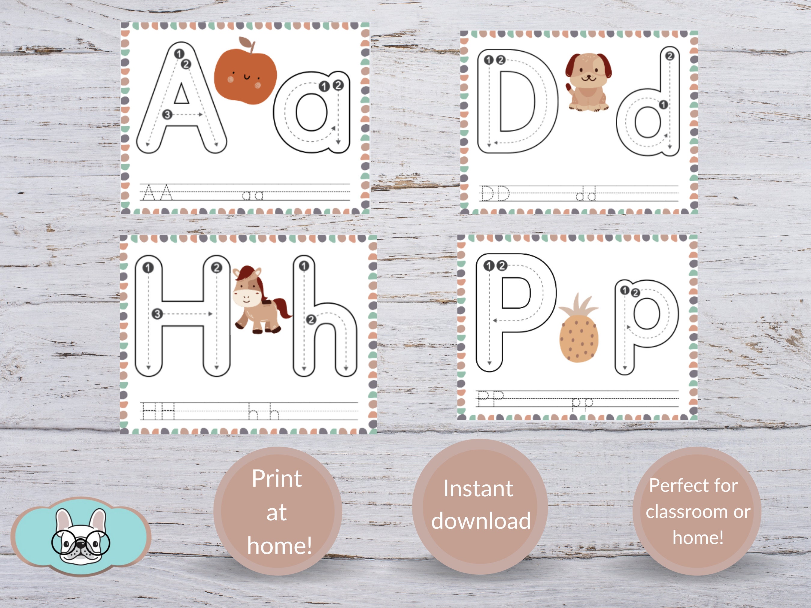 PRINTABLE Alphabet Playdough Mats Activity Mats Preschool - Etsy Canada