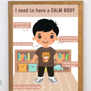 PRINTABLE Calming Corner Posters Calming Strategies Printables ...