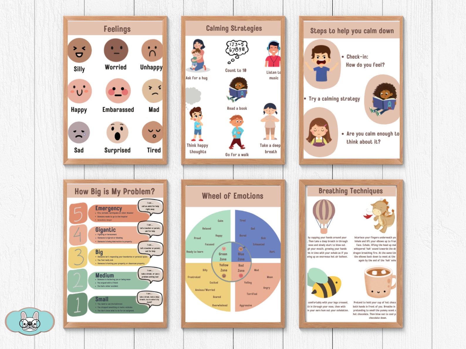 PRINTABLE Calming Corner Posters Calming Strategies Printables ...