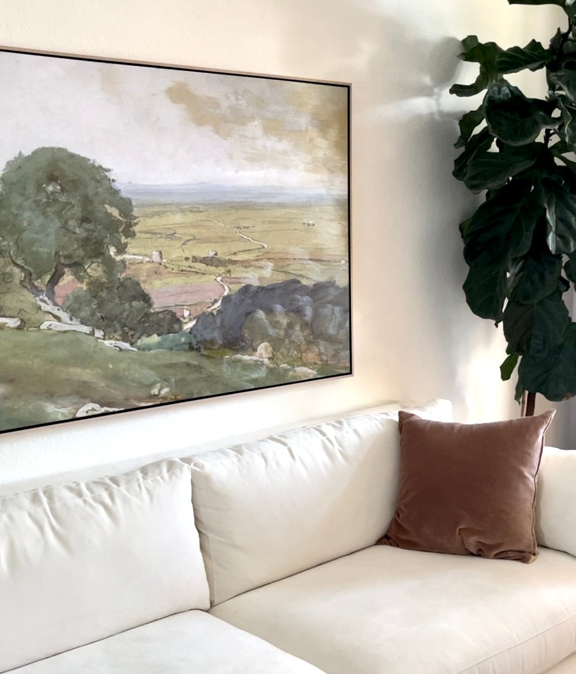 Extra Large Framed Wall Art Backroads, Oversized Rustic Landscape Decor ...