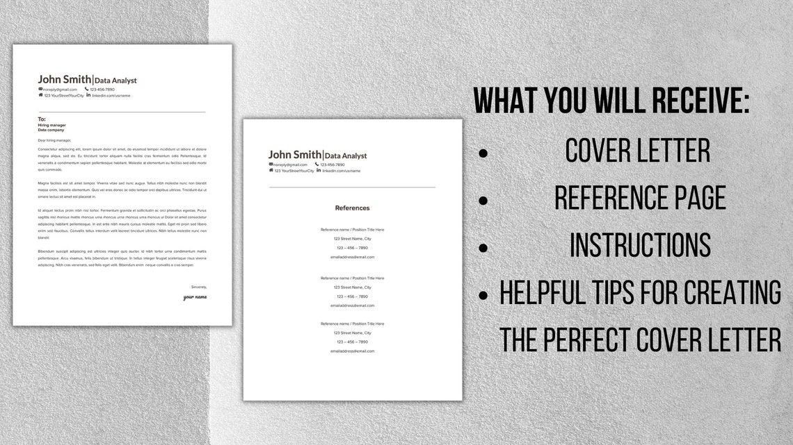 Cover Letter Template Customizable Google Docs Cover Letter, Job ...