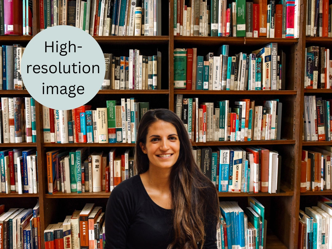 Zoom Library Wallpaper, Bookshelf Virtual Background, Zoom Background ...