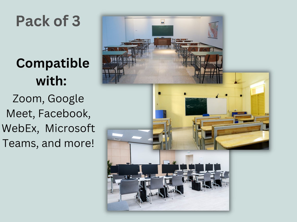 Zoom Digital Background, Classroom Background, Wallpaper Zoom ...