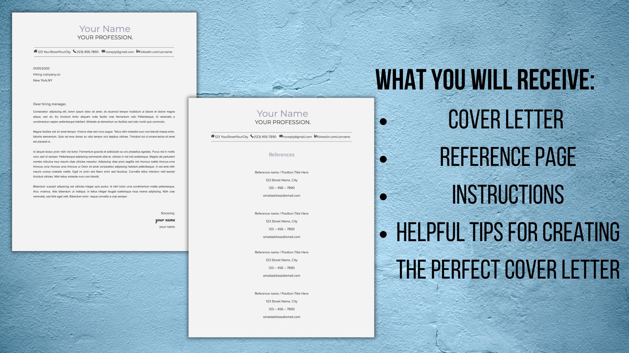 Cover Letter Template Customizable Google Docs Cover Letter, Job ...