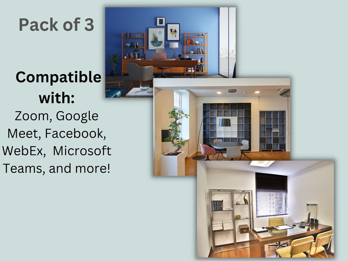 Office Virtual Background, Zoom Virtual Background, Office Wallpaper ...