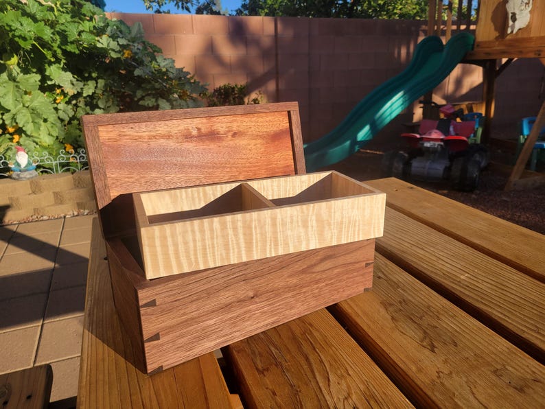 Handmade Wooden Dovetail Jewelry/keepsake Box. - Etsy