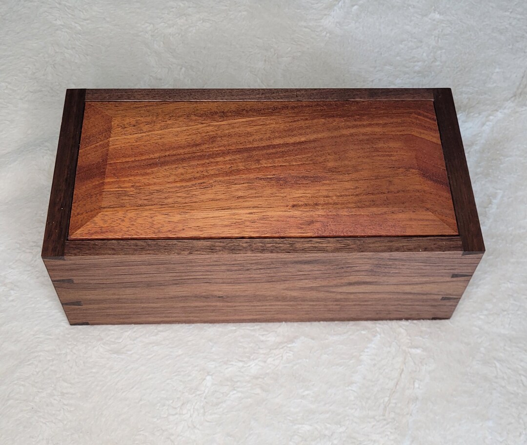 Handmade Wooden Dovetail Jewelry/keepsake Box. - Etsy