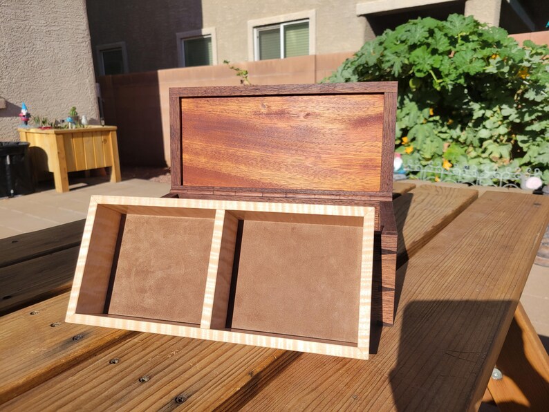 Handmade Wooden Dovetail Jewelry/keepsake Box. - Etsy