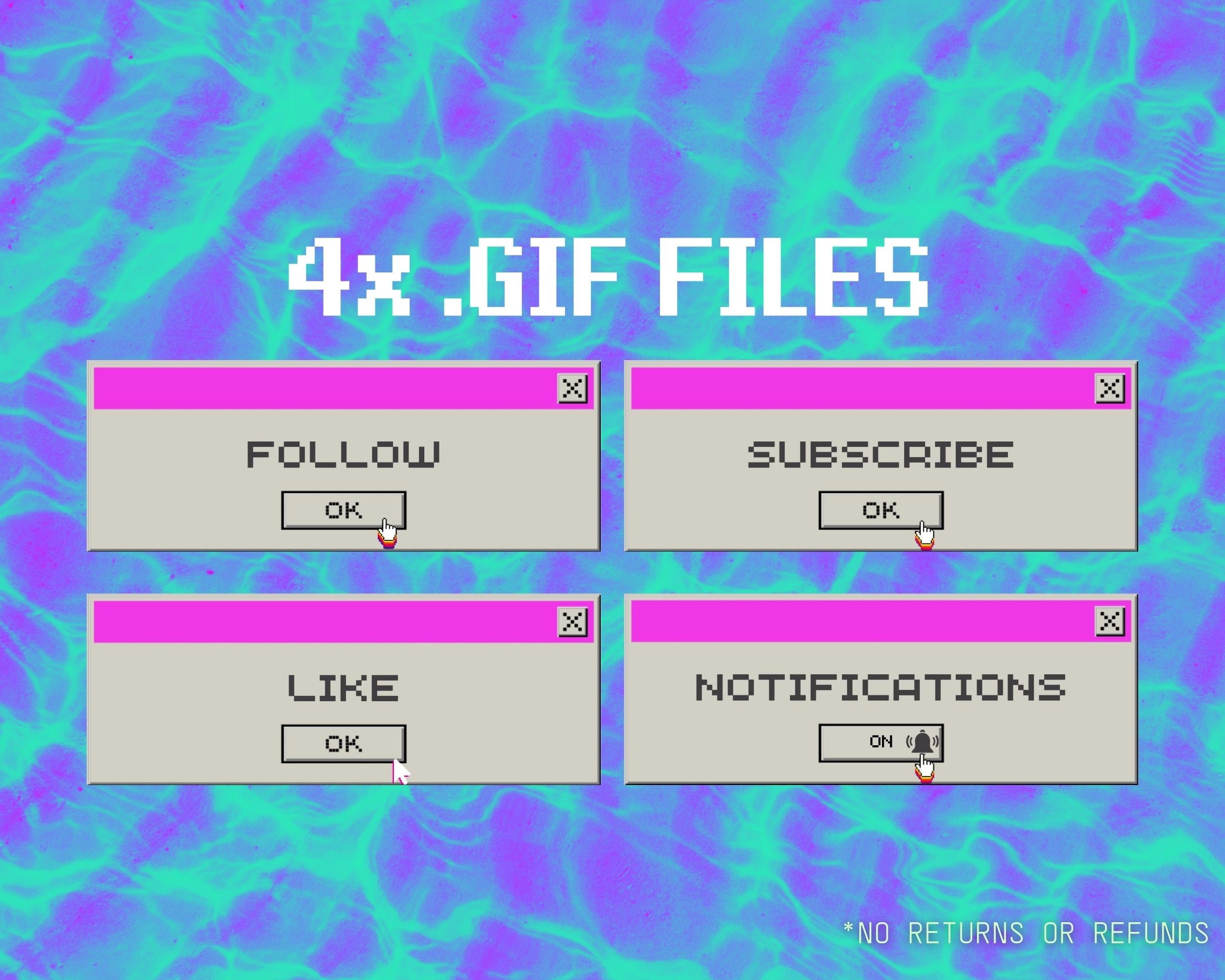 FOLLOW LIKE SUBSCRIBE Button, Pixel, Like and Subscribe, .gif File ...