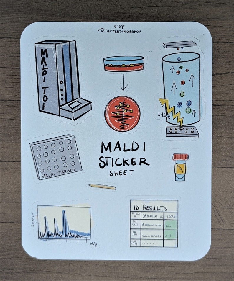MALDI Sticker Sheet - Etsy
