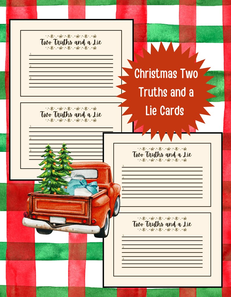 Christmas Game Party Pack- Mad Libs, Conversation Starter Cards ...
