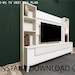 DIY TV Unit Plans - Build Your Own Entertainment Center Today! - Etsy