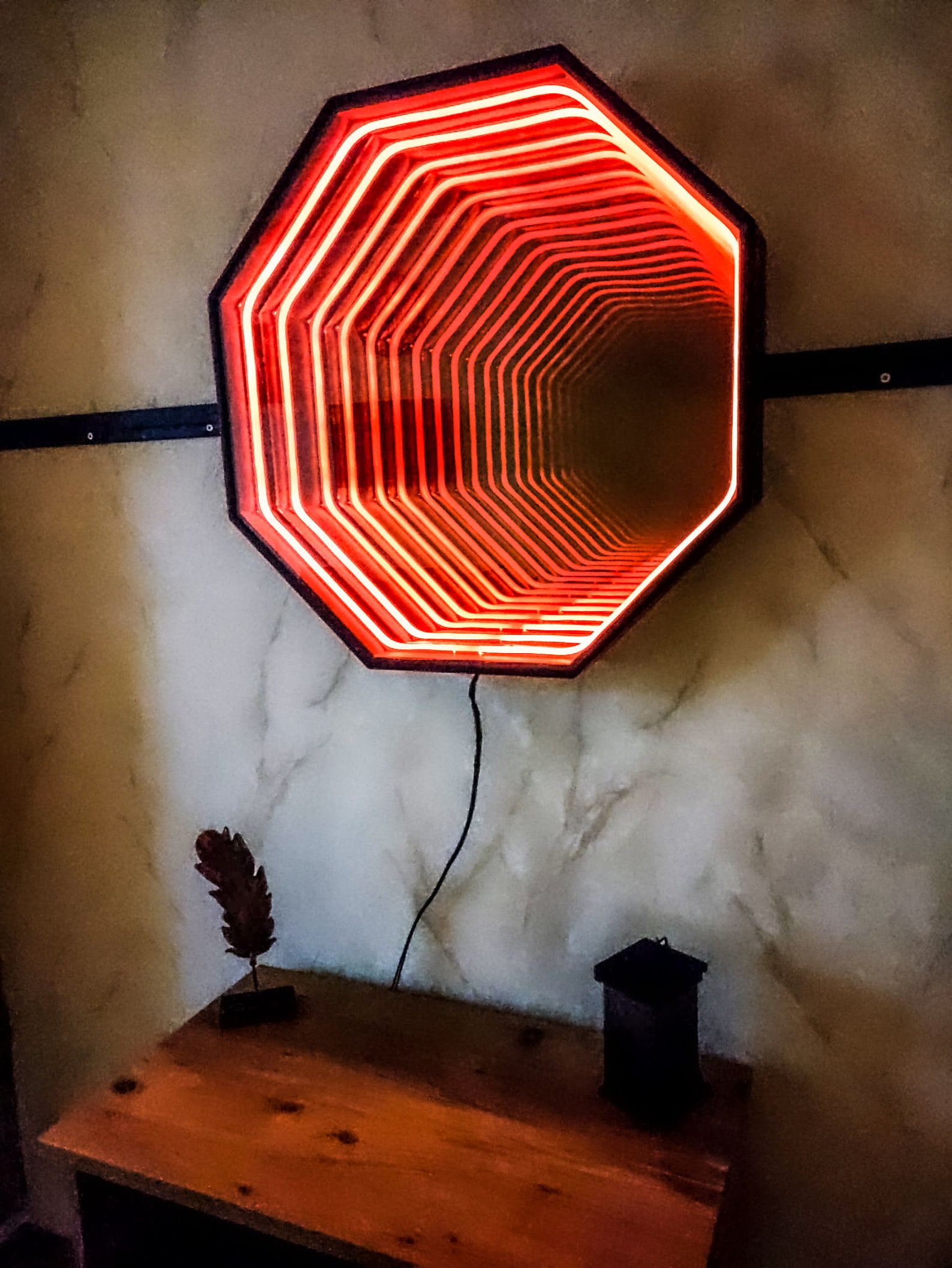 Octagon Infinity Mirror Stunning and Unique Home Decor - Etsy
