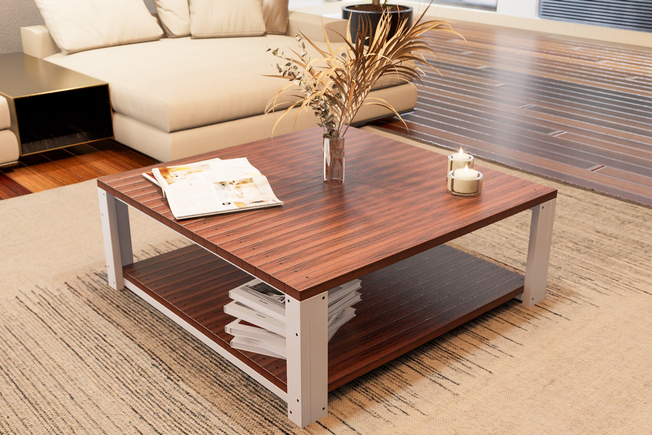 Step-by-step DIY Plan. Build Your Own Coffee Table - Etsy