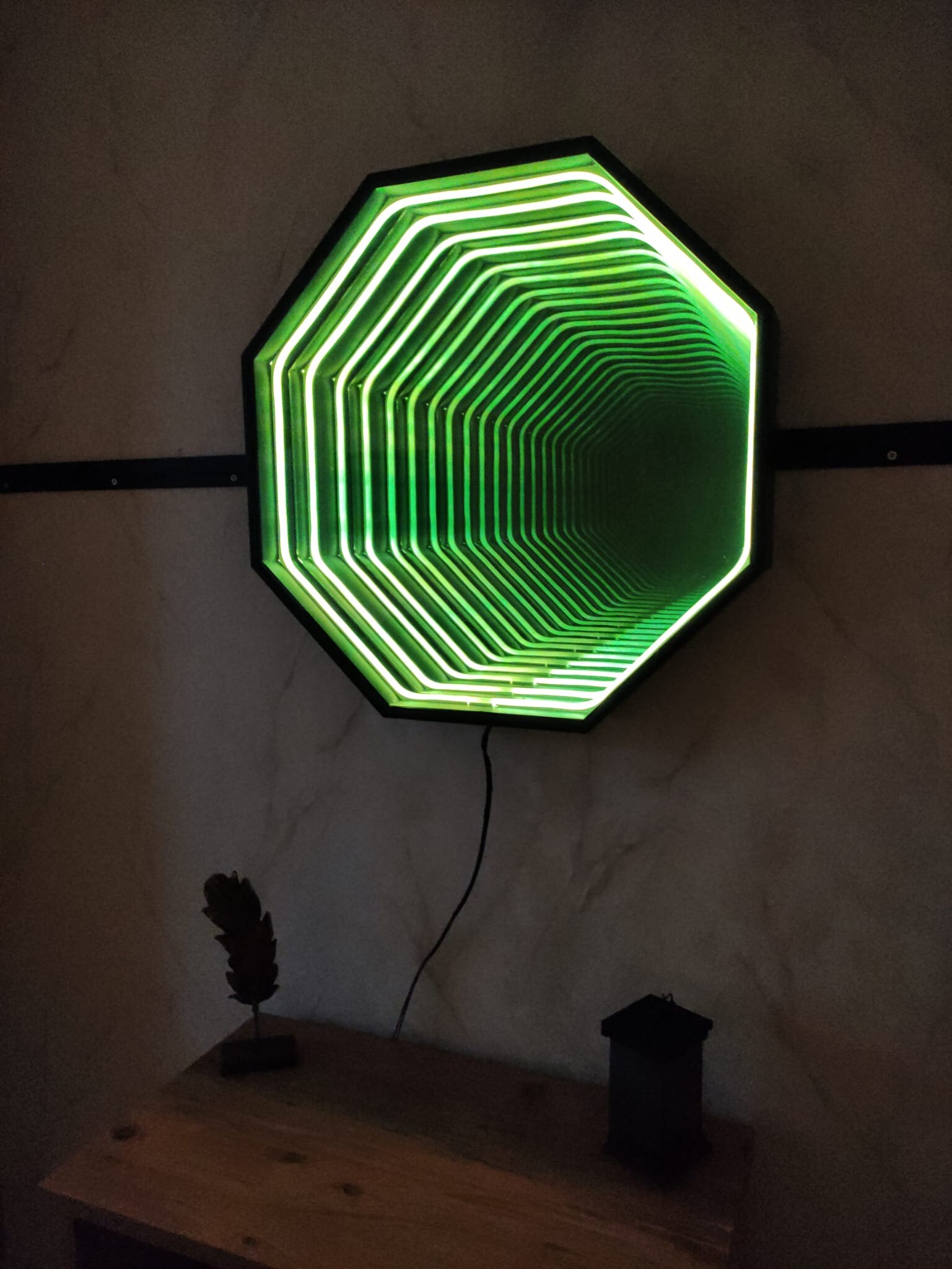 Octagon Infinity Mirror Stunning and Unique Home Decor - Etsy