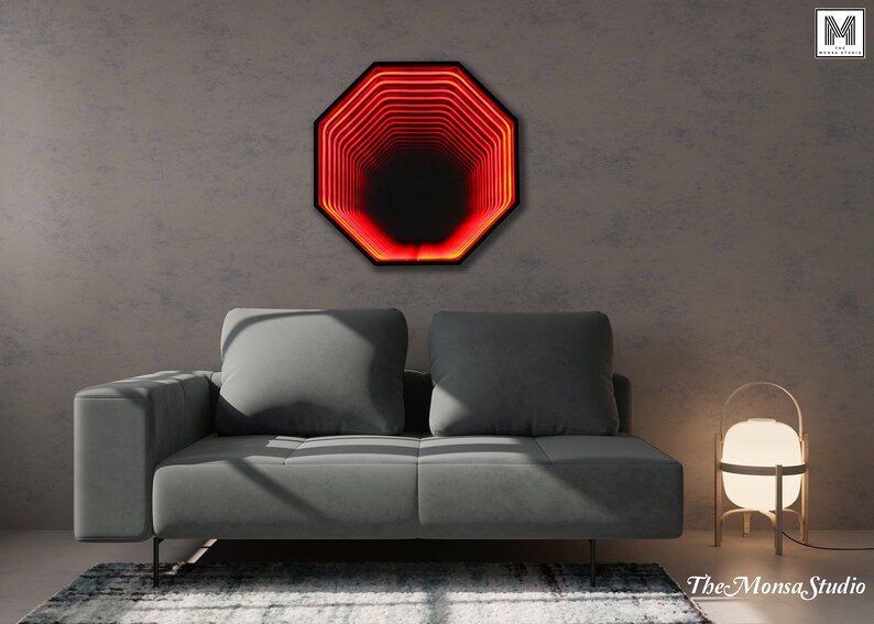 Wall Portal Infinity Mirror Lighting Decorative - Etsy