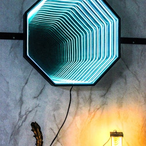 Octagon Infinity Mirror Stunning and Unique Home Decor - Etsy