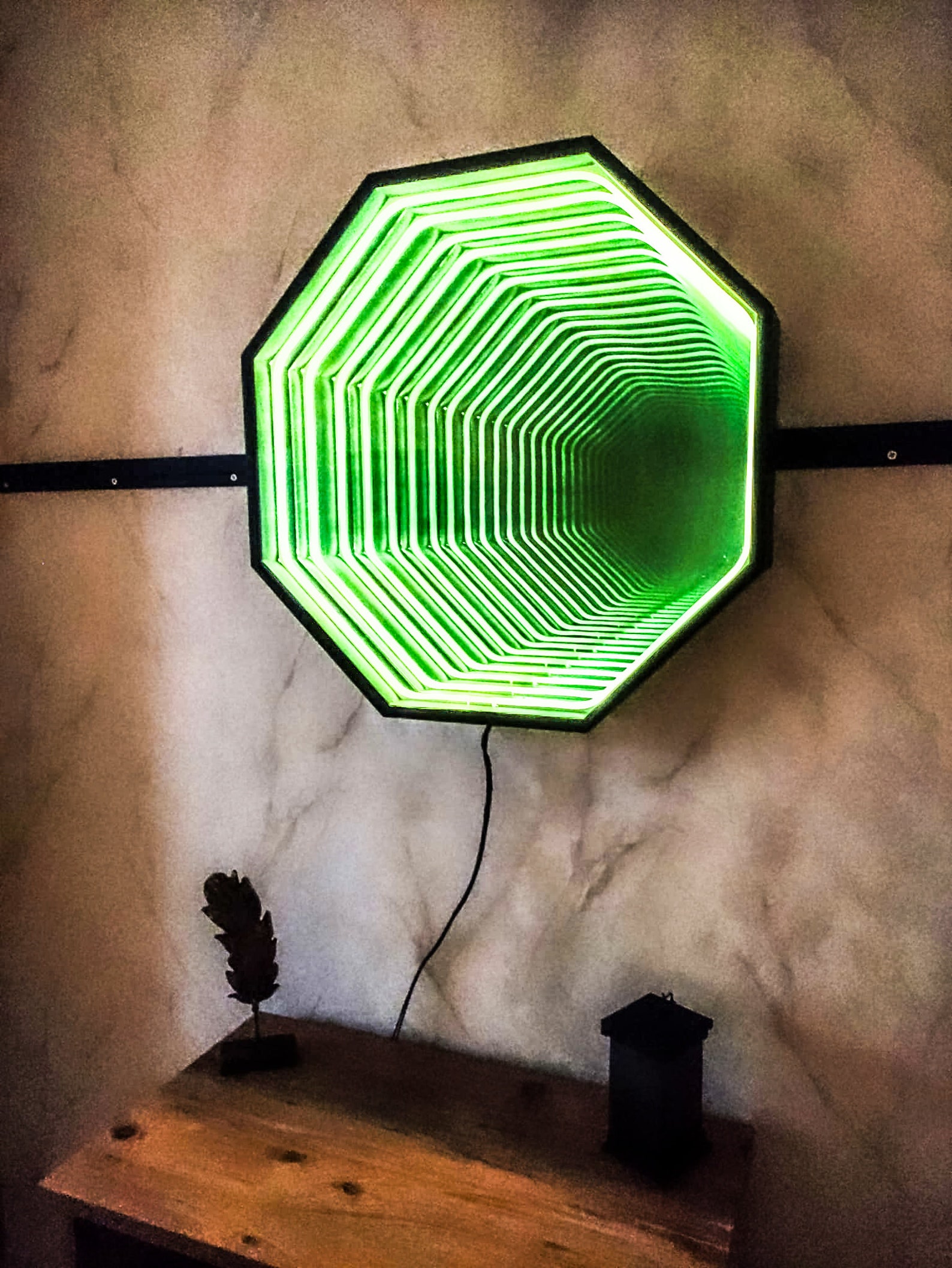 Octagon Infinity Mirror Stunning and Unique Home Decor - Etsy