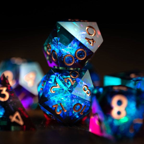 Dice Set Galaxy - Etsy