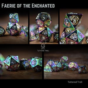 Metal Dice / Ice Storm / Dnd Dice Metal / Blue Luminance - Etsy