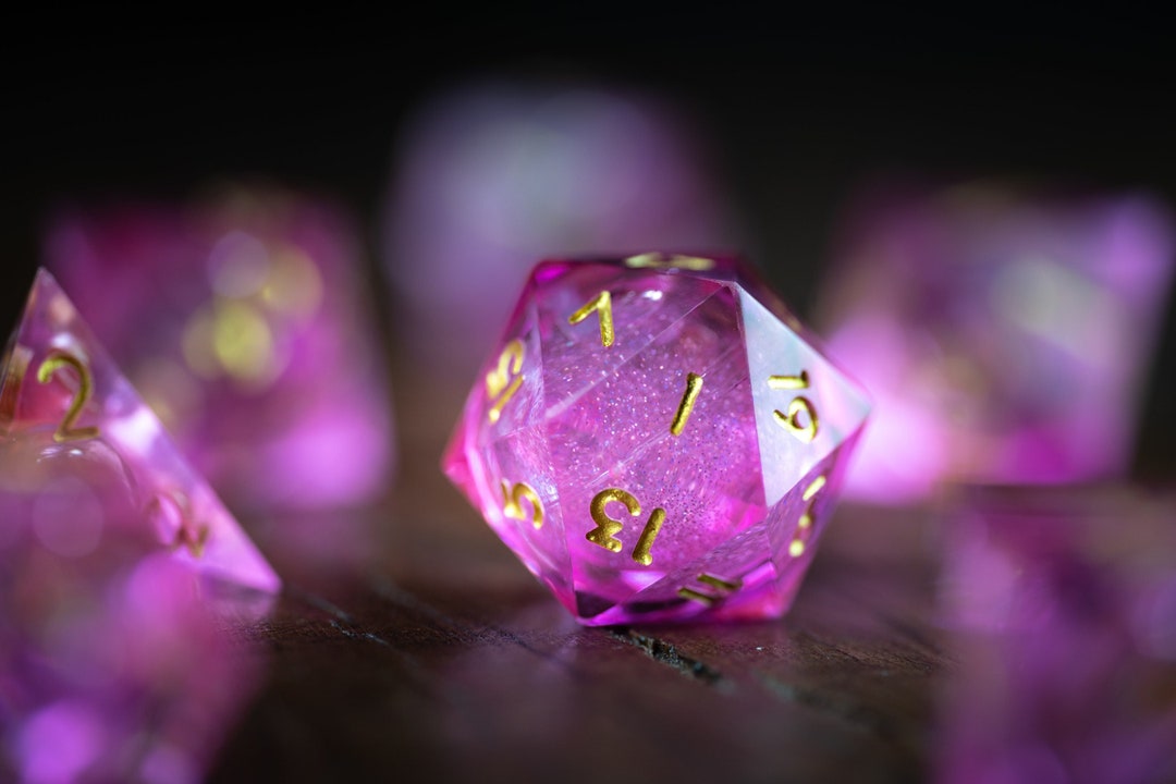 Liquid Core Dice for Dnd / Sharp Edge Dice / Polyhedral Dice / Space ...