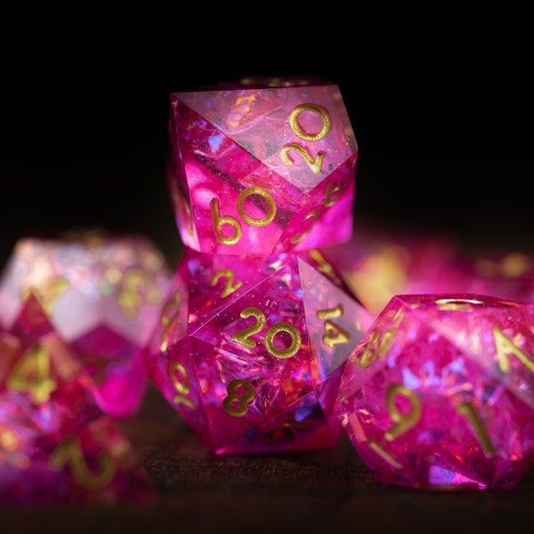 Pink Dice - Etsy