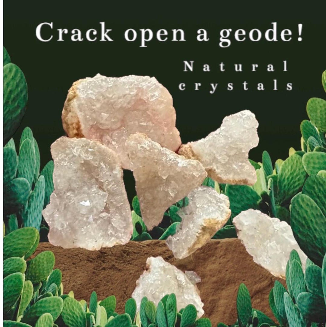 Crack Your Own GEODE - Find the Natural Crystal Inside! - Etsy