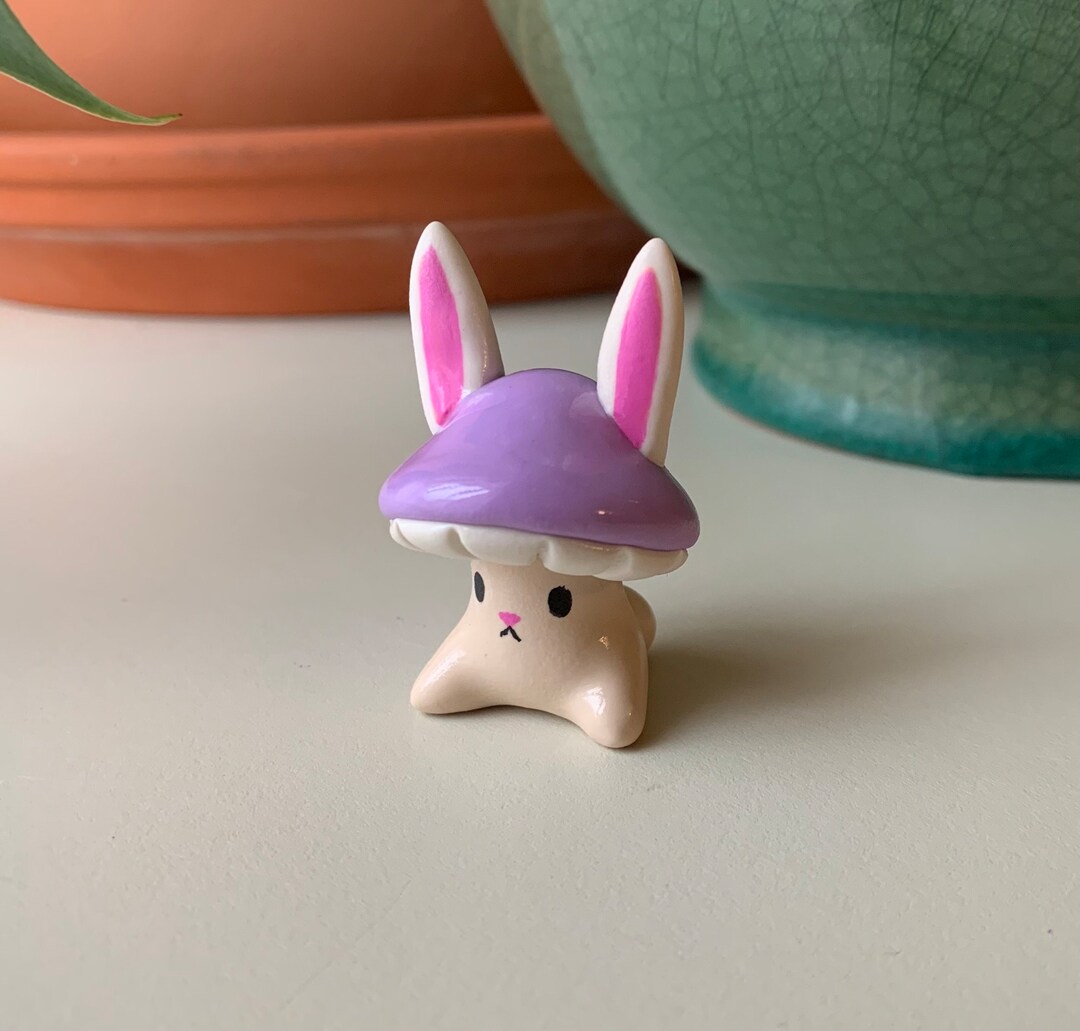 Easter Bunny Mushroom, Mini Bun-shroom, Easter Mushroom, Miniature ...