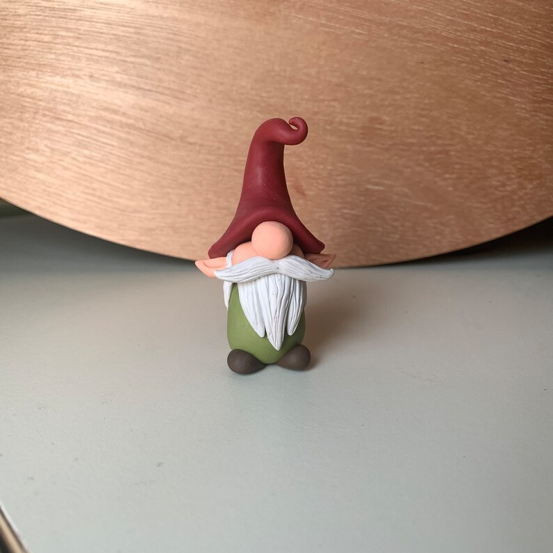 Mini Clay Gnome Miniature Handmade Custom Polymer Clay Gnome - Etsy