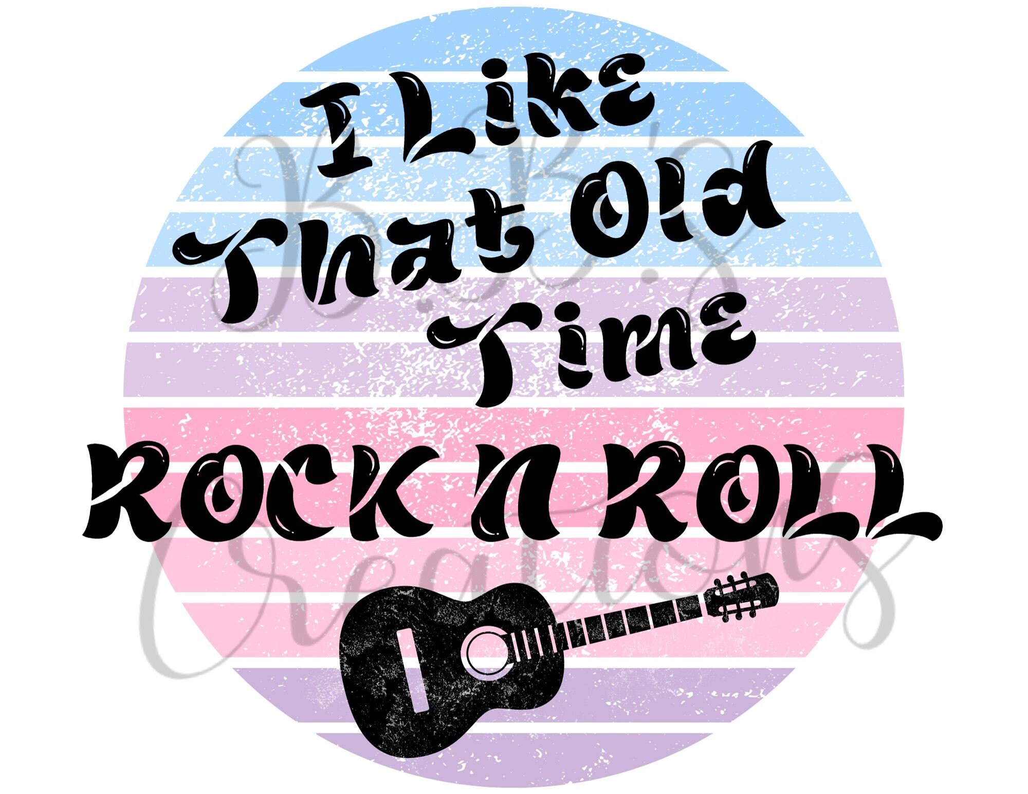 Old Time Rock N Roll| Vintage| Distressed|sublimation|png - Etsy