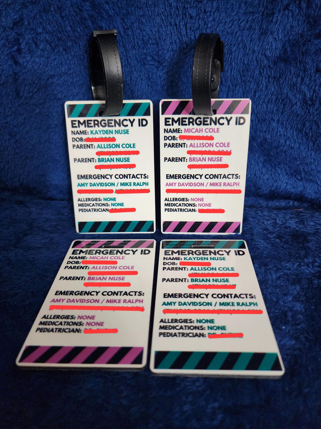 EMERGENCY ID Tags - Etsy