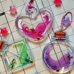 Customizable Pride Potion Shaker Acrylic Keychains (READ DESC.) - Etsy