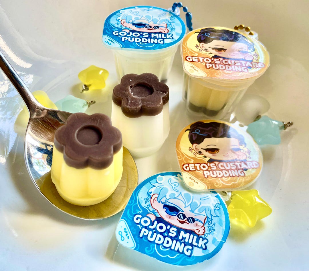 JJK Jujutsu Kaisen Satoru Gojo Suguru Geto Satosugu Pudding Charms - Etsy