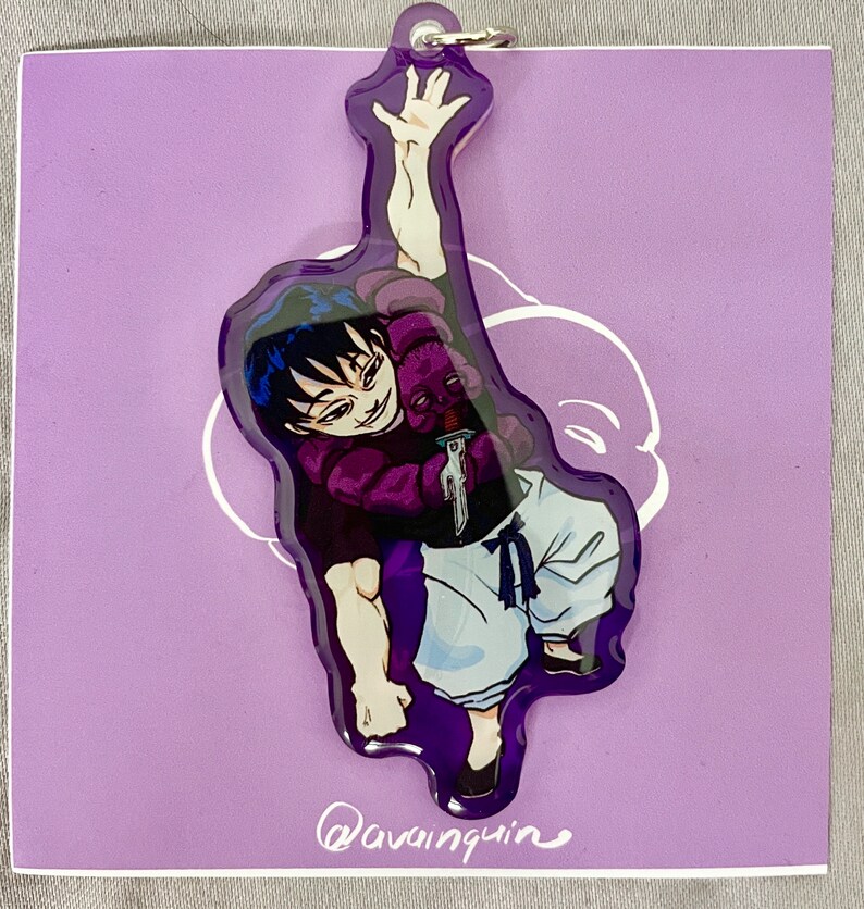 Toji Fushiguro Jujutsu Kaisen Acrylic Keychain - Etsy
