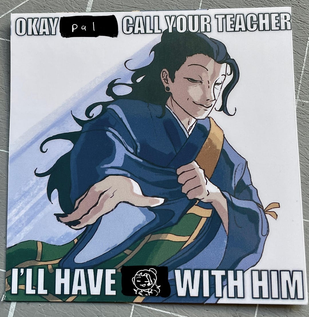 JJK Jujutsu Kaisen Suguru Geto Satosugu Ok Ligue para seu professor ...