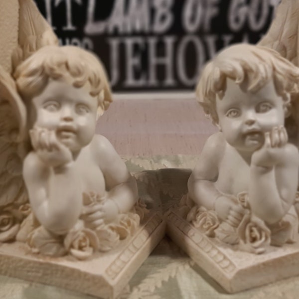 Cherub Bookends - Etsy