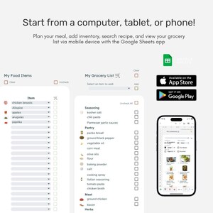 Ultimate Weekly Meal Planner - Inventory Tracker, Automated Grocery ...