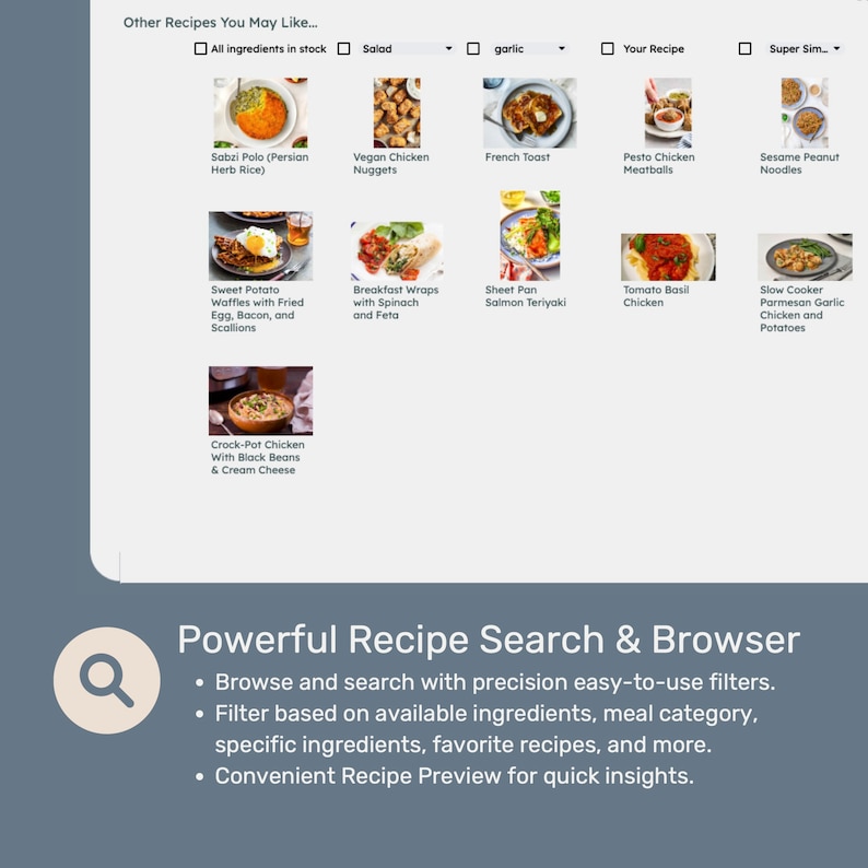 Ultimate Weekly Meal Planner - Inventory Tracker, Automated Grocery ...