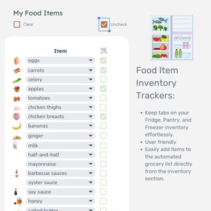 Ultimate Weekly Meal Planner - Inventory Tracker, Automated Grocery ...