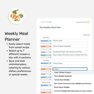 Ultimate Weekly Meal Planner - Inventory Tracker, Automated Grocery ...