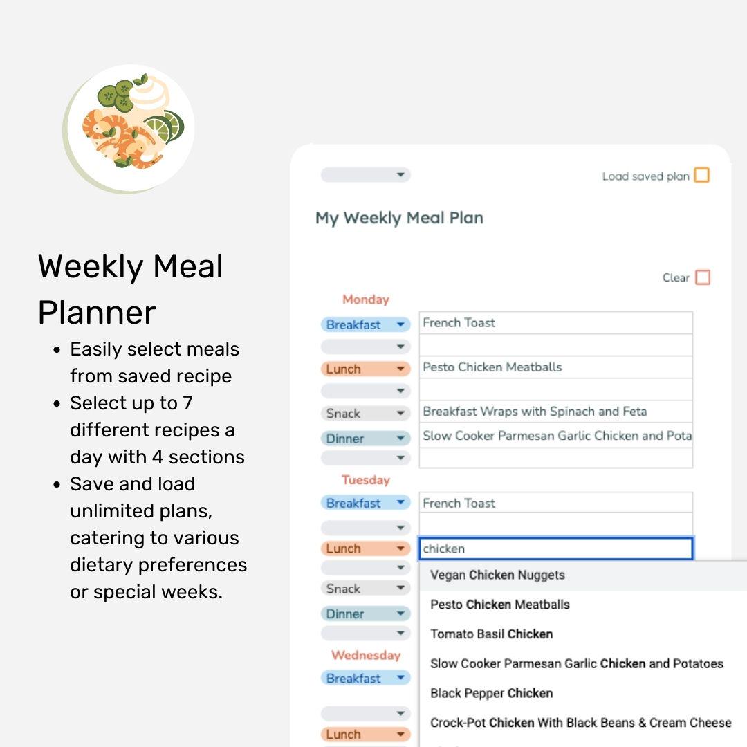 Ultimate Weekly Meal Planner - Inventory Tracker, Automated Grocery ...