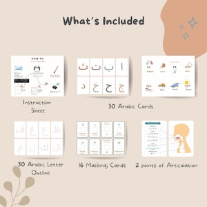 Printable Arabic Alphabet Learning and Writing Flashcards for Kids ...