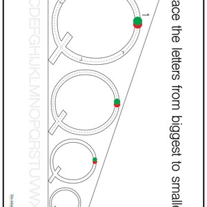 Level 1 - Decreasing Letter Size Work Book - Etsy