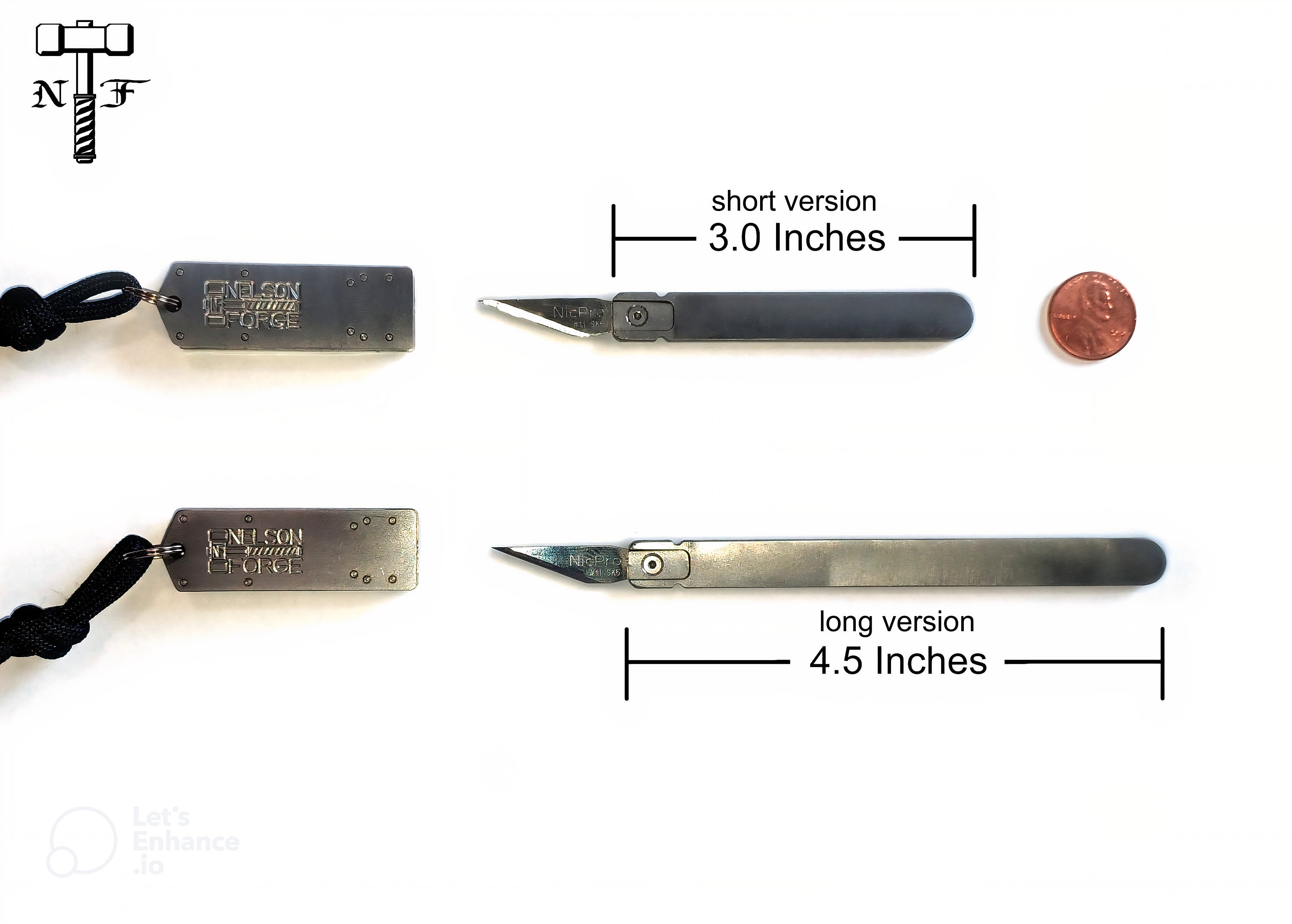 NUK Neck Utility Knife 316 Stainless Steel Utility Knife, Hobby Knife ...