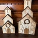 Handmade Wood Church, Rustic Country Church, Old Rustic Wood Church ...