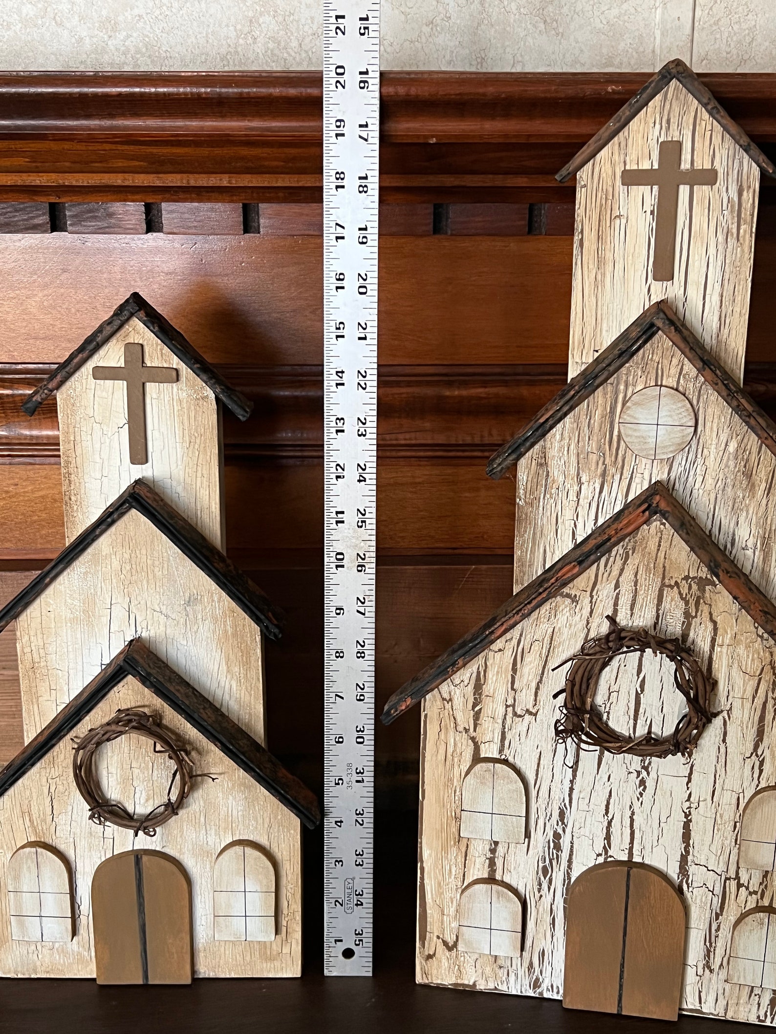 Handmade Wood Church, Rustic Country Church, Old Rustic Wood Church ...