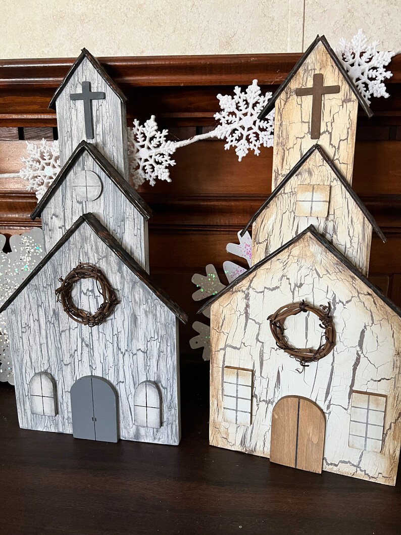 Handmade Wood Church, Rustic Country Church, Old Rustic Wood Church ...