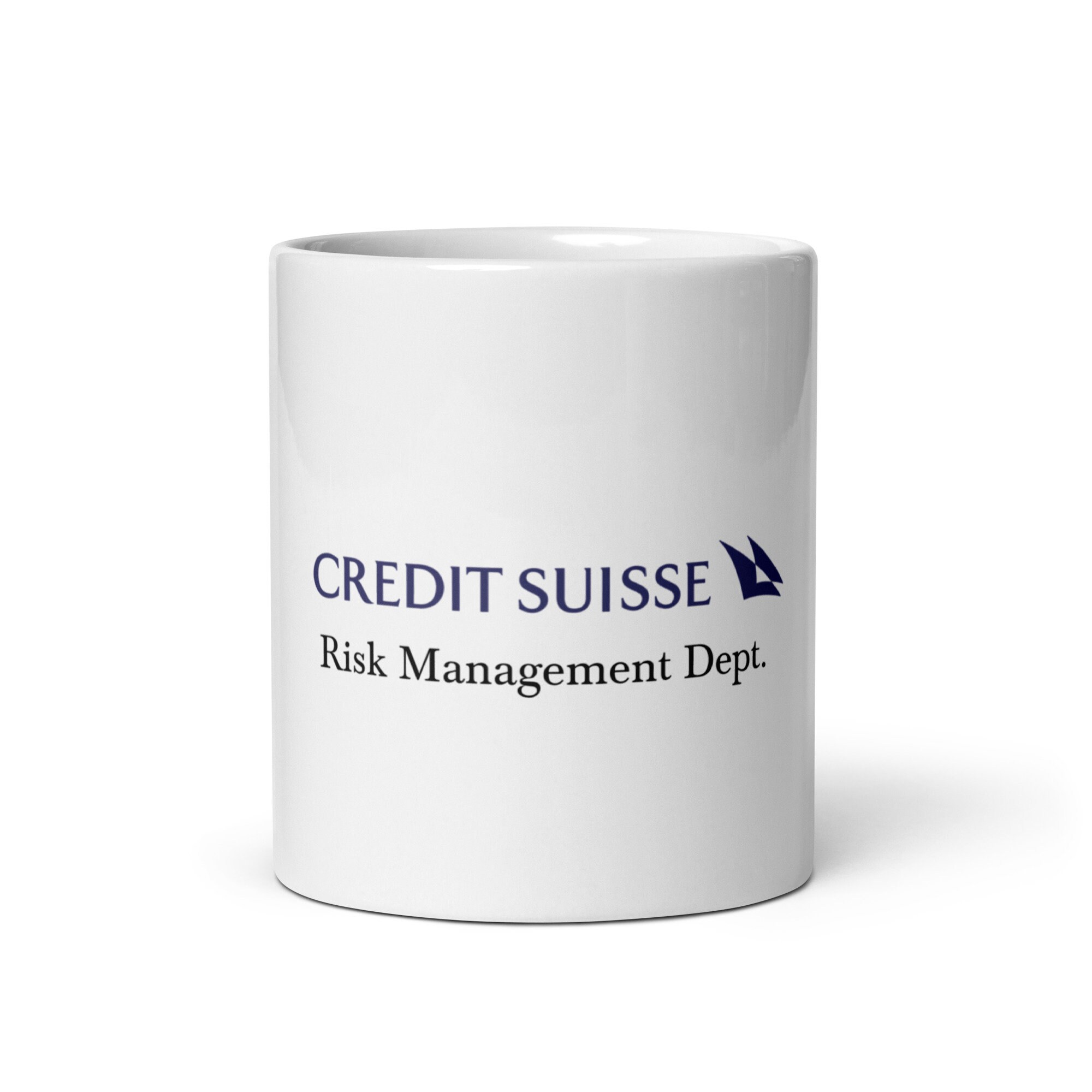 Credit Suisse Risk Management | White Glossy Mug - Etsy